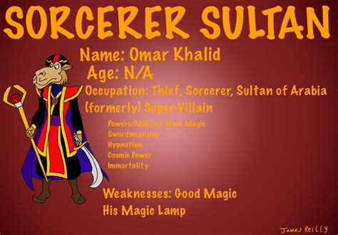 Super Cat Character Profiles Sorcerer Sultan By Jamesstartoonist On