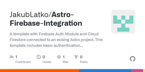 Github Jakublatkoastro Firebase Integration A Template With Firebase Auth Module And Cloud