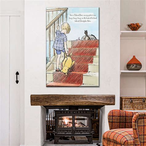 Winnie The Pooh Edward Bear Wall Art Elephant Stock