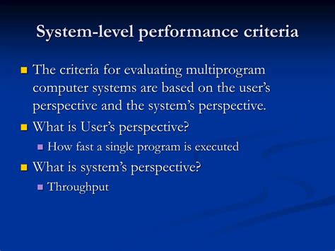 Ppt System Level Performance Metrics For Multiprogram Workloads