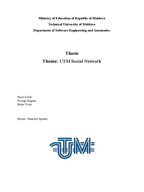 Thesis Social Network Pdf Social Networking Service Popular