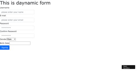 Formik Dynamic Forms Examples Codesandbox