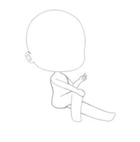 Gacha Club Drawing Outline