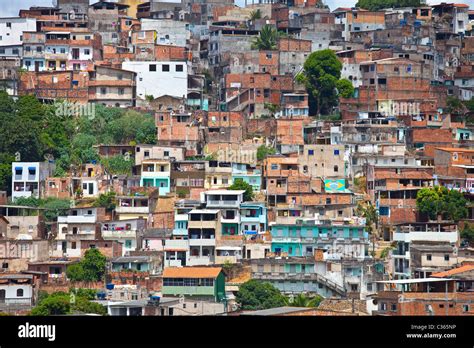 Favelas In Salvador Brazil Stock Photo 36400946 Alamy