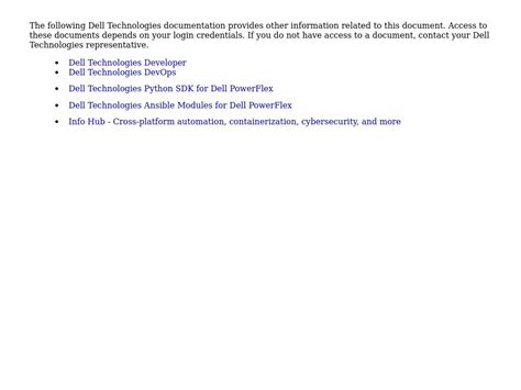 Dell Technologies Documentation Powerflex Rest Api Introduction Dell Technologies Info Hub