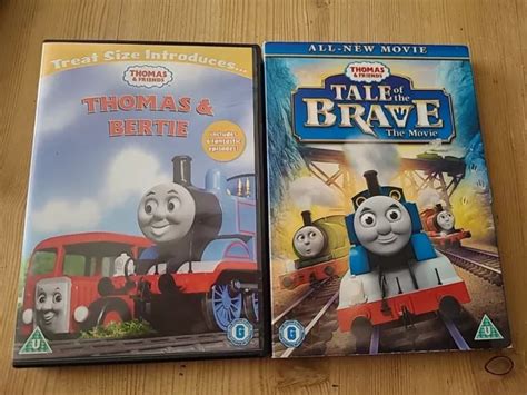 Thomas The Tank Engine Tale Of The Brave And Thomas And Bertie Dvds £0