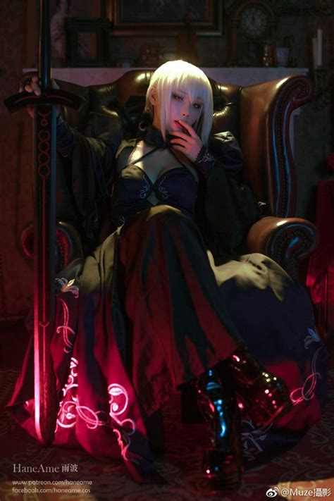 Artoria Pendragon 🗡alter🗡 Fategrand Order Cosplay By 雨波haneame😍👌