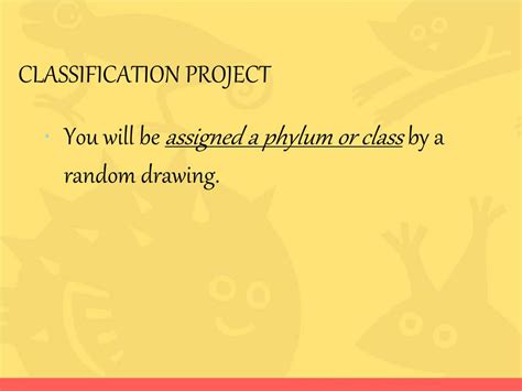 Ppt Classification Project Mrs Wiedenfeld Life Science Powerpoint