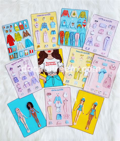 Búp Bê Giấy Thời Trang Bốn Mùa Bbg005