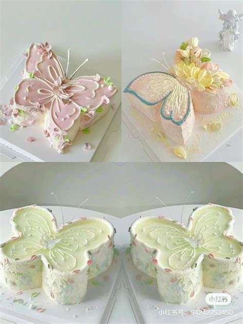 Pin By Anpnhi On Cake 蛋糕 Butterfly Birthday Cakes Creative