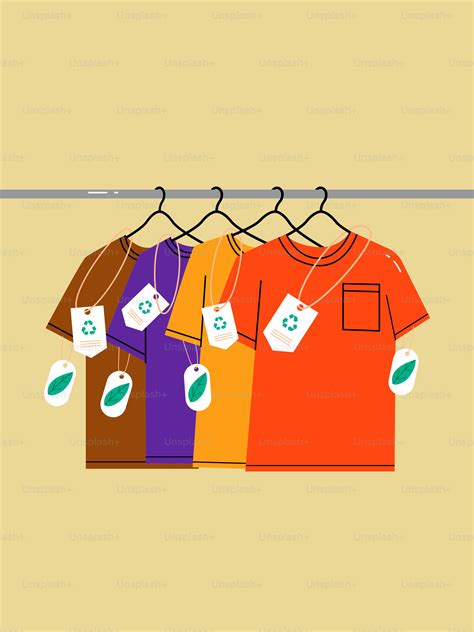 A Line Of Clothes Hanging On A Clothes Line Vector Shopping Image On