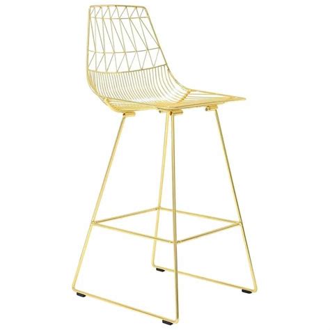 Wire Bar Stool Gold Celebrate Event Hire