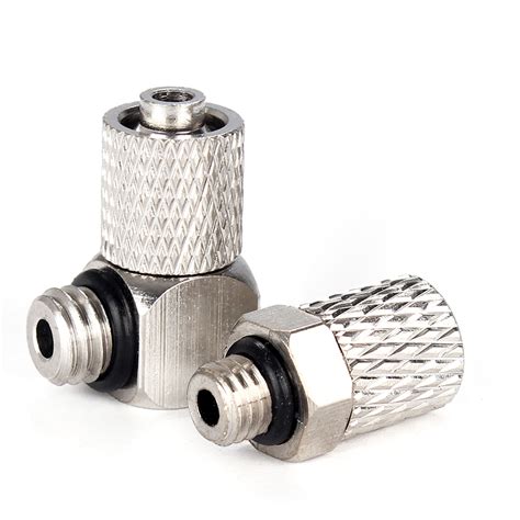 Mini Threaded Rapid Fitting Straight Elbow Hexagon Forged Male Thread