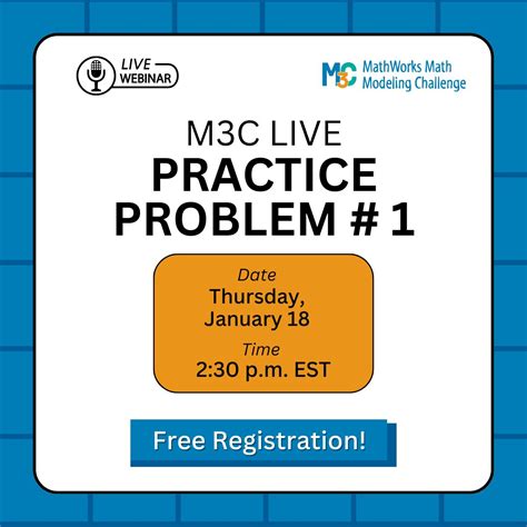 mathworks math modeling challenge on linkedin webinar m3challenge math
