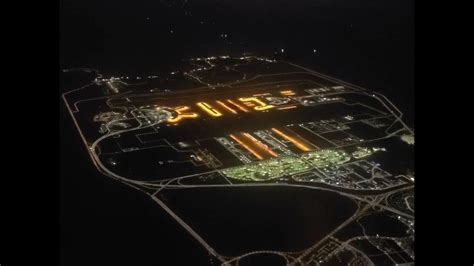 김포공항 이륙하고 잠시후 보이는 인천공항 야경~ 김포 제주행 비행기안 백색소음 Sky Travel Youtube