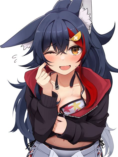 Ookami Mio And Ookami Mio Hololive Drawn By Micon Danbooru