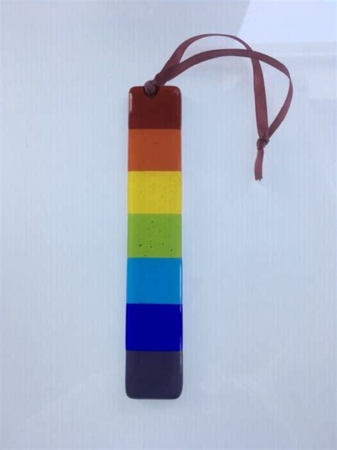 Rainbow Slice Handcrafted In Fused Glass ⋆ Crafts ‘n Coffee