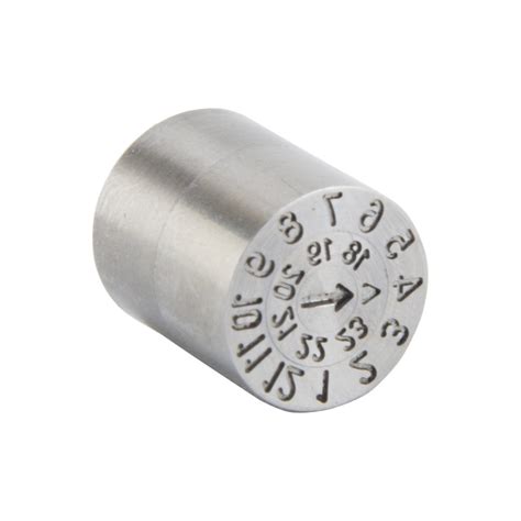 SUS420 Double Date Stamp Day Month Year For Plastic Injection Mold