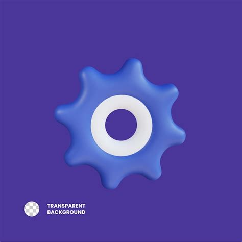 Premium Psd Setting D Rendered Icon Illustration