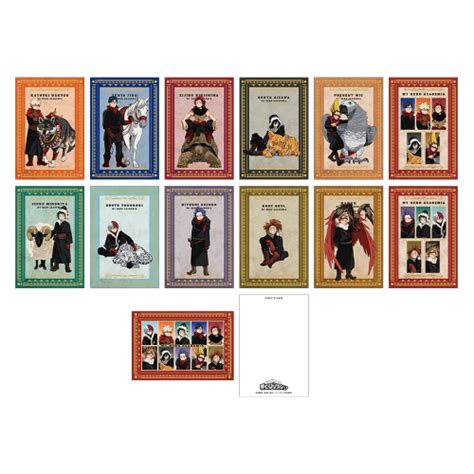 [24년 06월 발매] 나의 히어로 아카데미아 Aj2024 공식 엽서 세트 나히아 히로아카 애니 공굿 공식 굿즈 ~24 03 20 도키도키굿즈