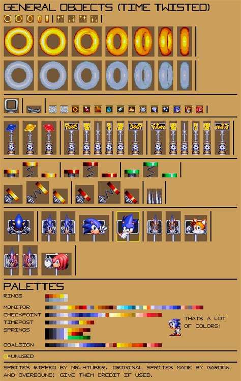 Common Objects Sonic Time Twisted Pc Computer The Spriters Resource