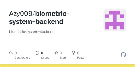 GitHub Azy009 Biometric System Backend Biometric System Backend