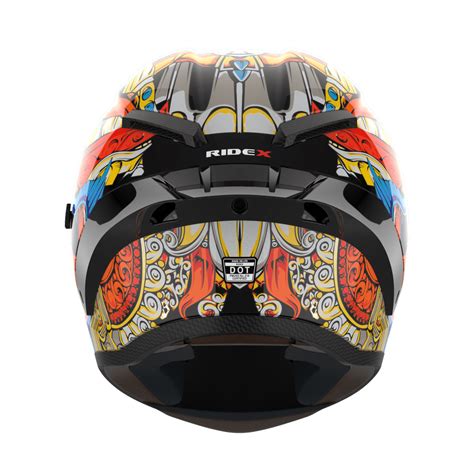 Ridex titanium diabo glossy helmet – LRL Motors