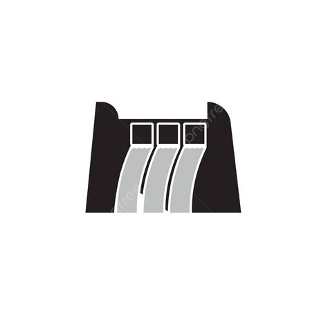 Water Dam Logo Environment Tourism Visitor Vector Environment Tourism