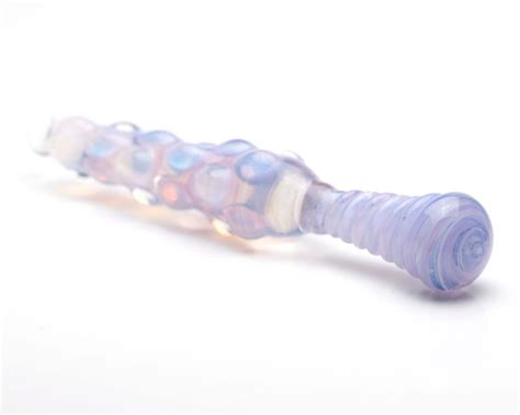 Glass Dildo Light Purple Etsy