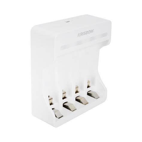 Jual Krisbow Charger Baterai Slot Aa Aaa Putih Terbaru Ruparupa