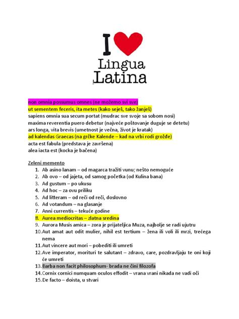 Латински цитати Pdf