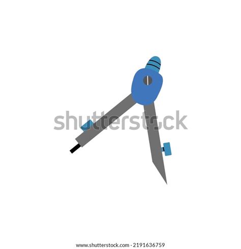 Compass Geometric Tool Drawing Circles Compass Stock Vector Royalty Free 2191636759 Shutterstock