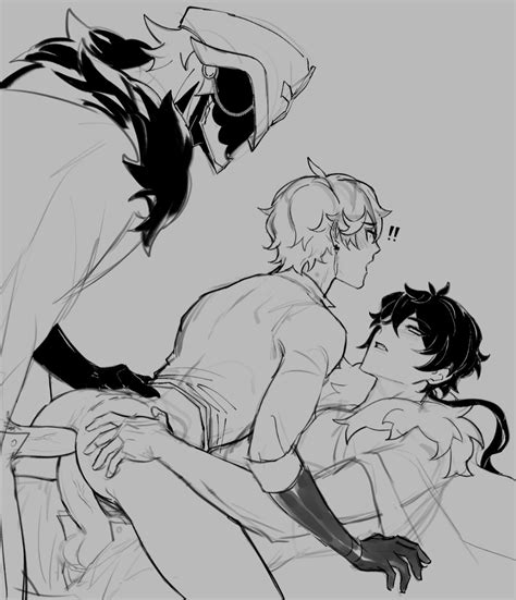 Rule 34 3boys Anal Ass Balls Black And White Capitano Genshin Impact