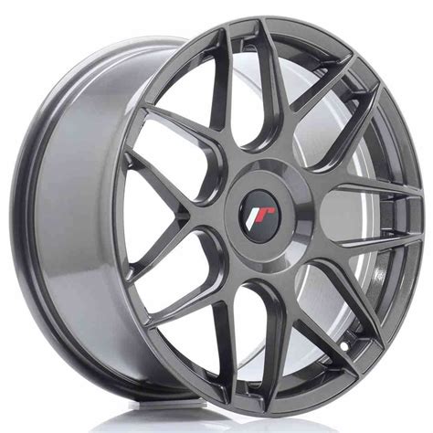 Jr Wheels Jr18 18x85 Et35 45 Blank Hyper Gray Rims And Tires Rims