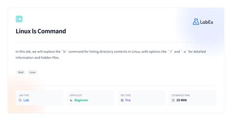 Linux Ls Command Labex