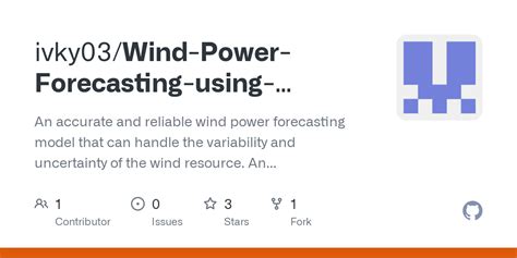 GitHub Ivky03 Wind Power Forecasting Using Ensemble Learning An