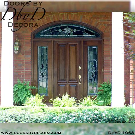 Custom Estate Entry With Solid Door Glass Doors By Decora