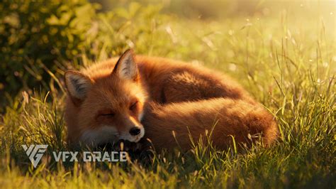 Red Fox Animation Vfx Grace 3d Model Animated Rigged Cgtrader