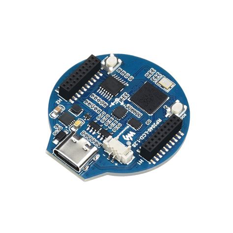 Waveshare Rp Mcu Board With Inch Round Lcd Accelerometer And