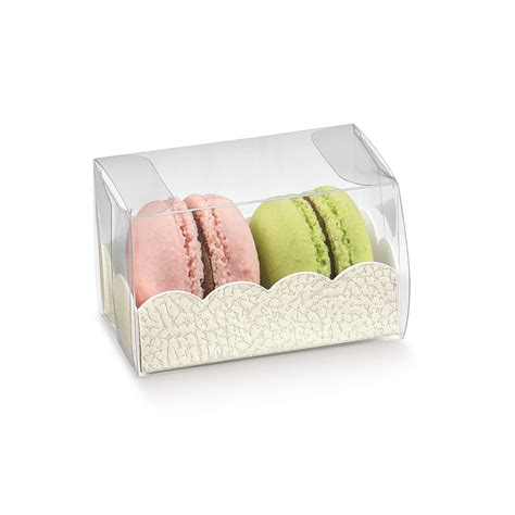 Macaron Box Pearl 2 Or 3 80 X 50 X 50mm Paper Packaging Place