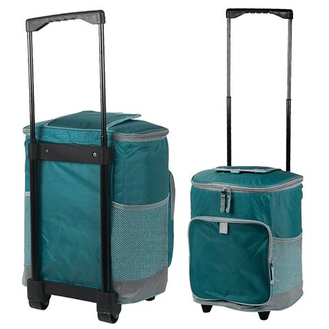 Wheeled Cooler Extra Large Wheeled Portable Cooler Bag 85 Cans Double