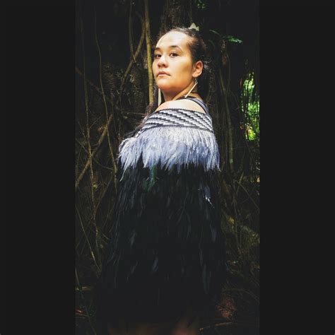 Black And Grey Kākahu Korowai Half Length Wild Whaea Contemporary