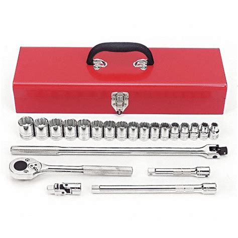Proto Socket Wrench Set Socket Size Range 10mm To 36mm Square Drive