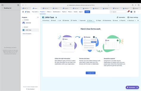 Creating An Intake Forum For An Existing Project