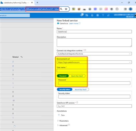 Bug Error While Connecting To Salesforce Marketing Cloud Via Adf