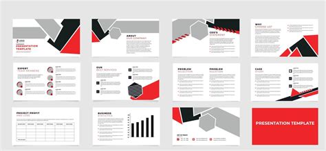 Business Presentation Powerpoint Templates Set Use For Presentation
