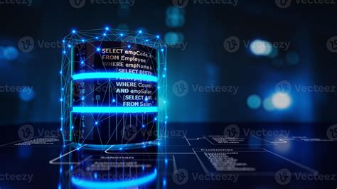 Structured Query Language Code On A Database Is Placed On Relational