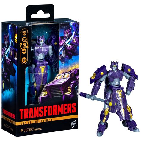 Transformers Age Of The Primes Deluxe Class Action Figure Solus Prime