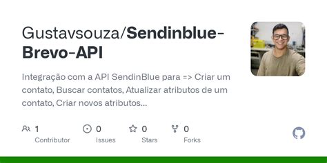 GitHub Gustavsouza Sendinblue Brevo API Integração a API