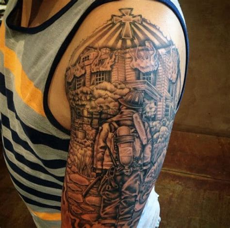 50 Firefighter Tattoos For Men Masculine Fireman Ideas
